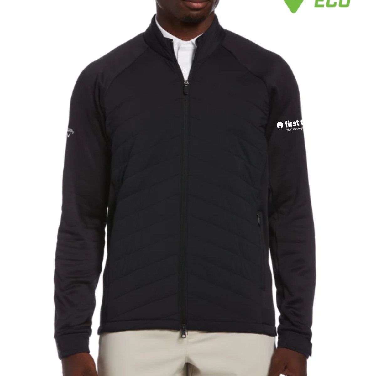 Callaway Swing Tech Puffer Jacket - Navy or Black – First Tee West Michigan